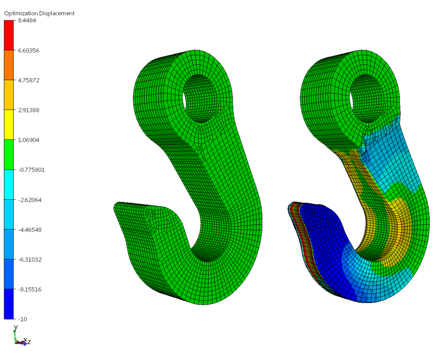 Optimizing the Crane Hook Model